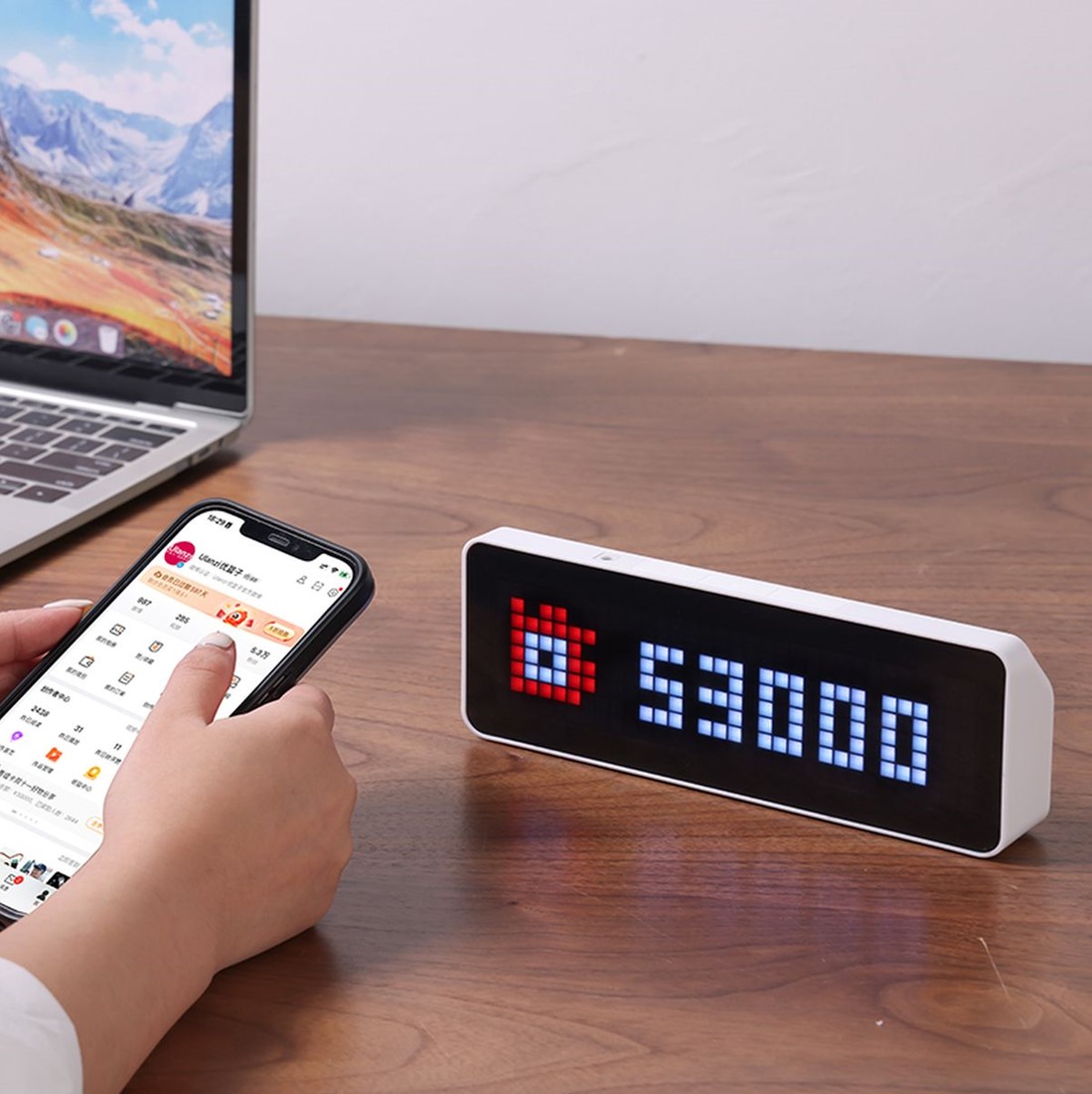 Ulanzi Smart Pixel Clock Foto-Groep
