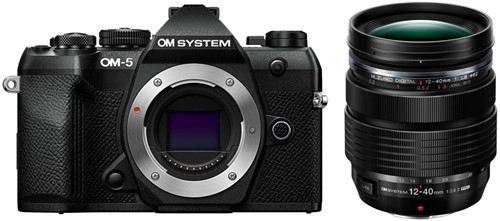 OM SYSTEM OM-5 Mark II zwart + M.Zuiko Digital ED 12-40mm F2.8 Pro II ...